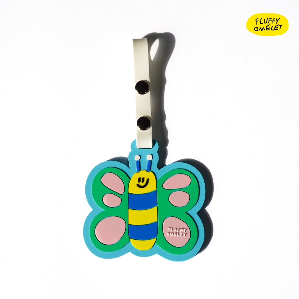 BUTTERFLY RUBBER NAME TAG | Shopee Thailand
