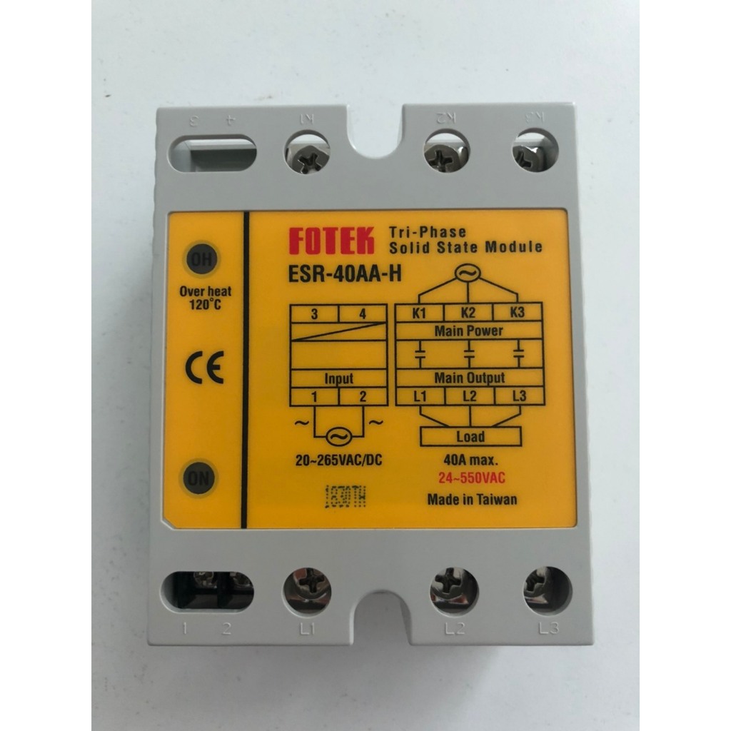 FOTEK : Solid State Module Tri-Phase ESR-40AA-H *สินค้าเเท้จากไต้หวัน ...