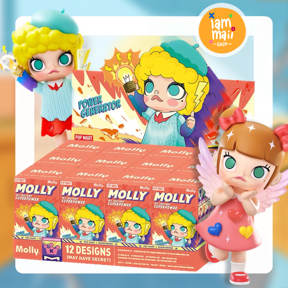 [ยกกล่อง] MOLLY My Instant Superpower POPMART กล่องสุ่ม พร้อมส่ง ...