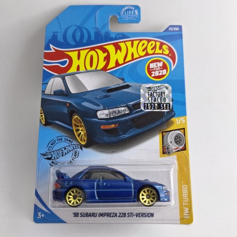 รถเหล็ก Hotwheels 98 SUBARU IMPREZA 228 STI VERSION factory sealed 2020 ...