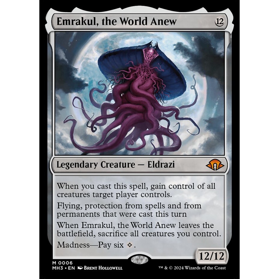 Emrakul, the World Anew การ์ด Magic the Gathering [MTG] ของแท้ [MH3 ...