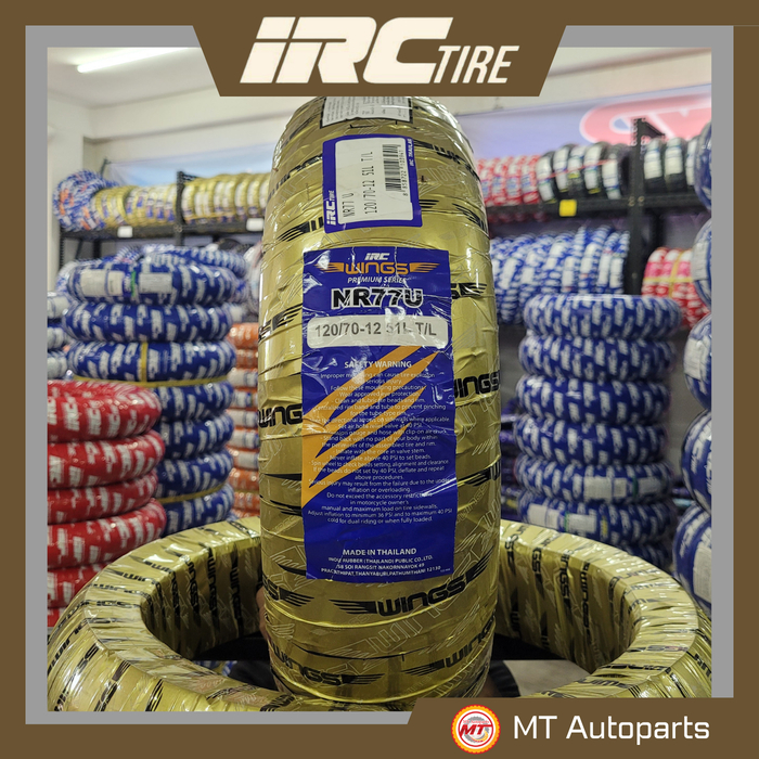**โปรโมชั่นเปิดร้านใหม่** ยางนอก IRC WINGS PREMIUM TL NR77U (ไม่ใช้ยาง ...