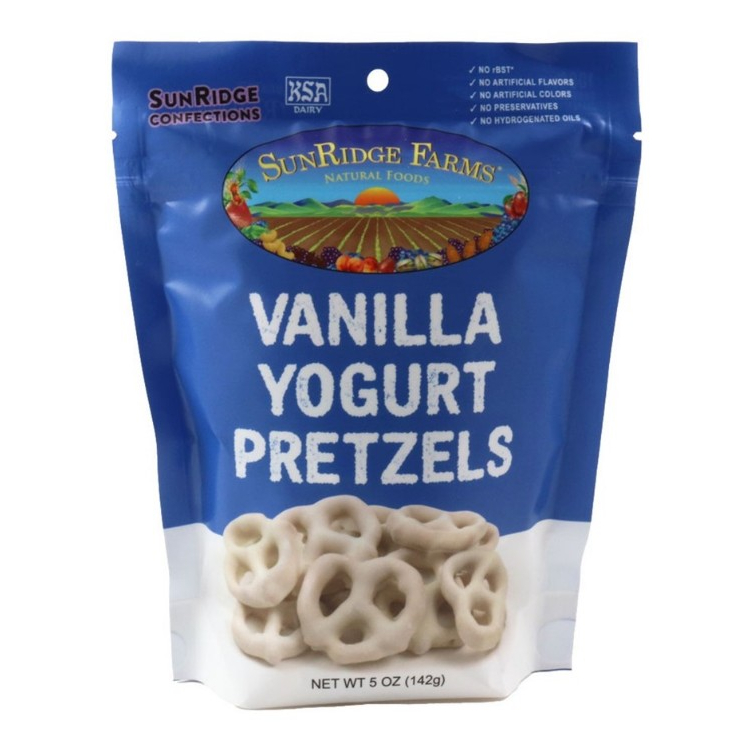 Sunridge Farms Vanilla Yogurt Pretzels 142g. ซันริดจ์ฟาร์ม วานิลลา ...