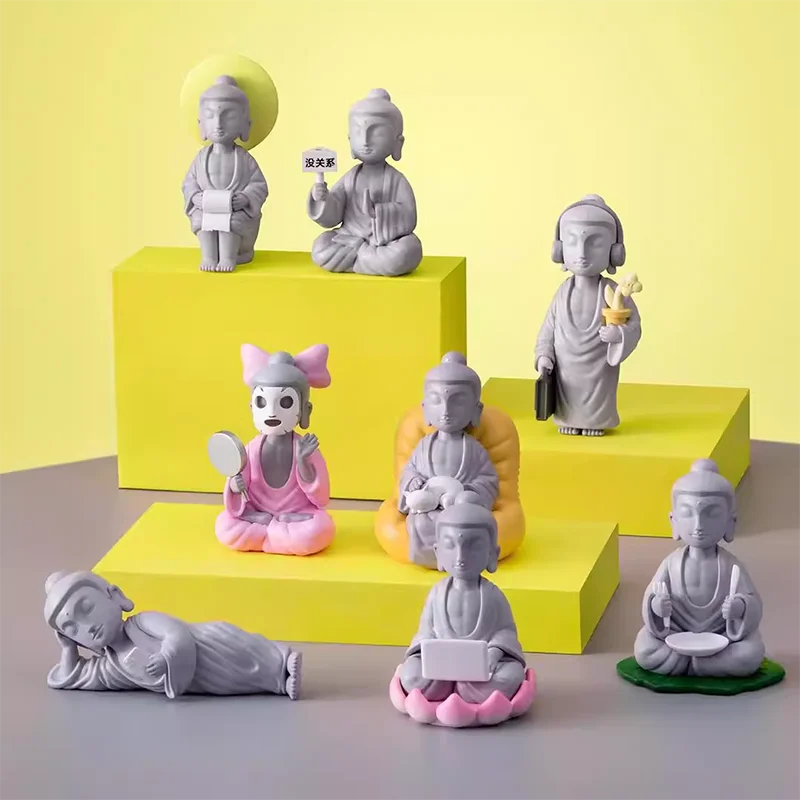 หลวงเจ๊ พร้อมส่ง amitofo Good Mindset Buddhist-Style Trend Blind Box ยก ...