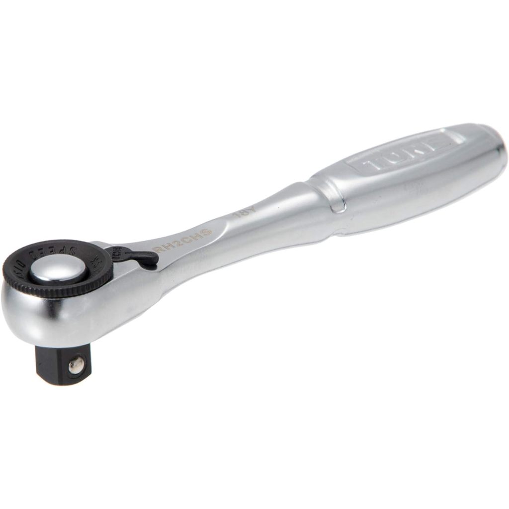 TONE Compact Short Ratchet Handle (Hold Type) RH2CHS Drive 6.3mm (1/4 ...