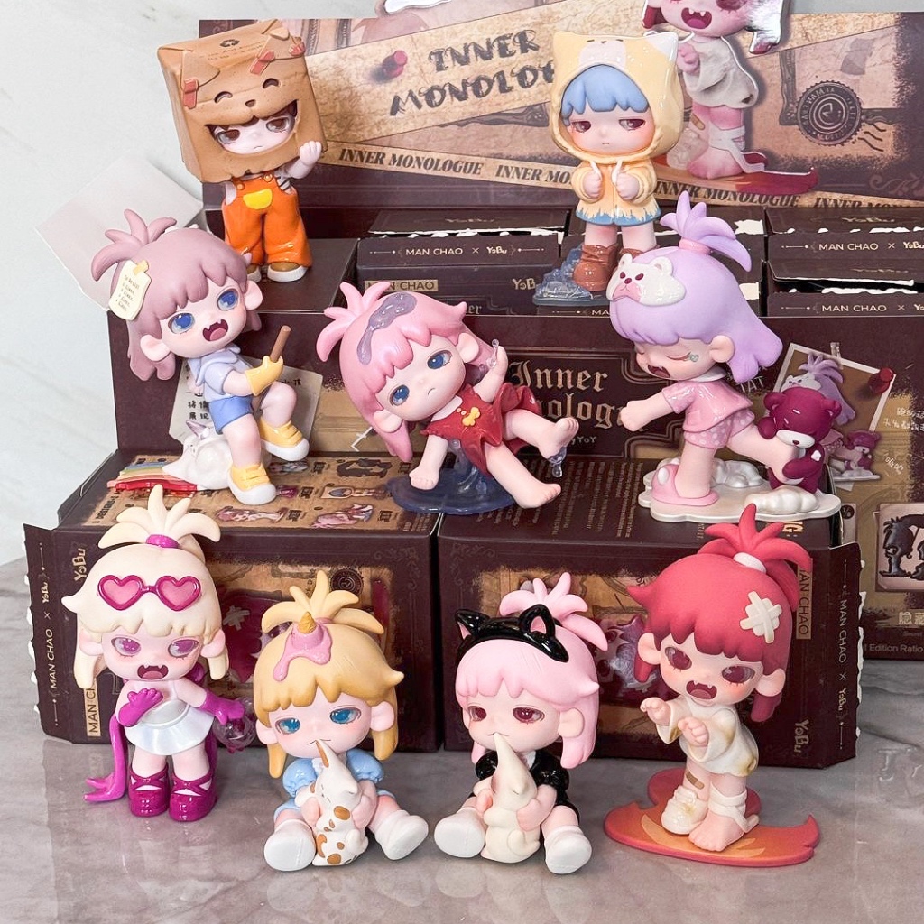 (ยกบ็อกซ์) Yobu Inner Monologue กล่องจุ่ม น้องโยบู้ อาร์ททอย | Shopee Thailand