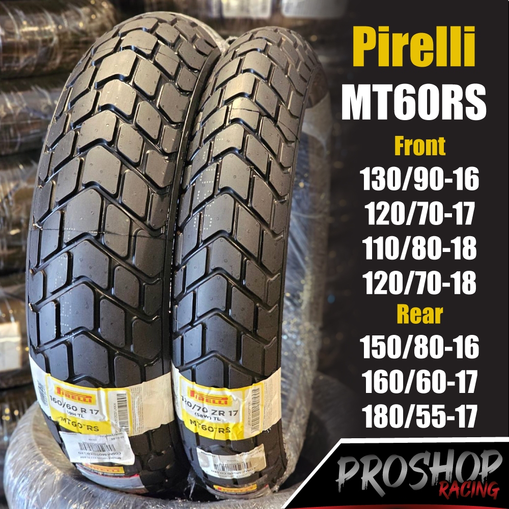 💥ส่งฟรี💥ยาง Pirelli MT60 RS ขนาด 110/130/150 ขอบ 18 ขอบ 16 Rebel triumph Ducati Scrambler ...