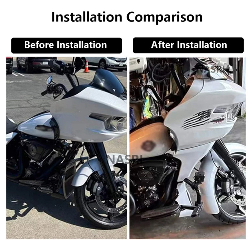 กาดเข่า Fairing Panel Support Bracket Kits For Harley Touring CVO Road ...