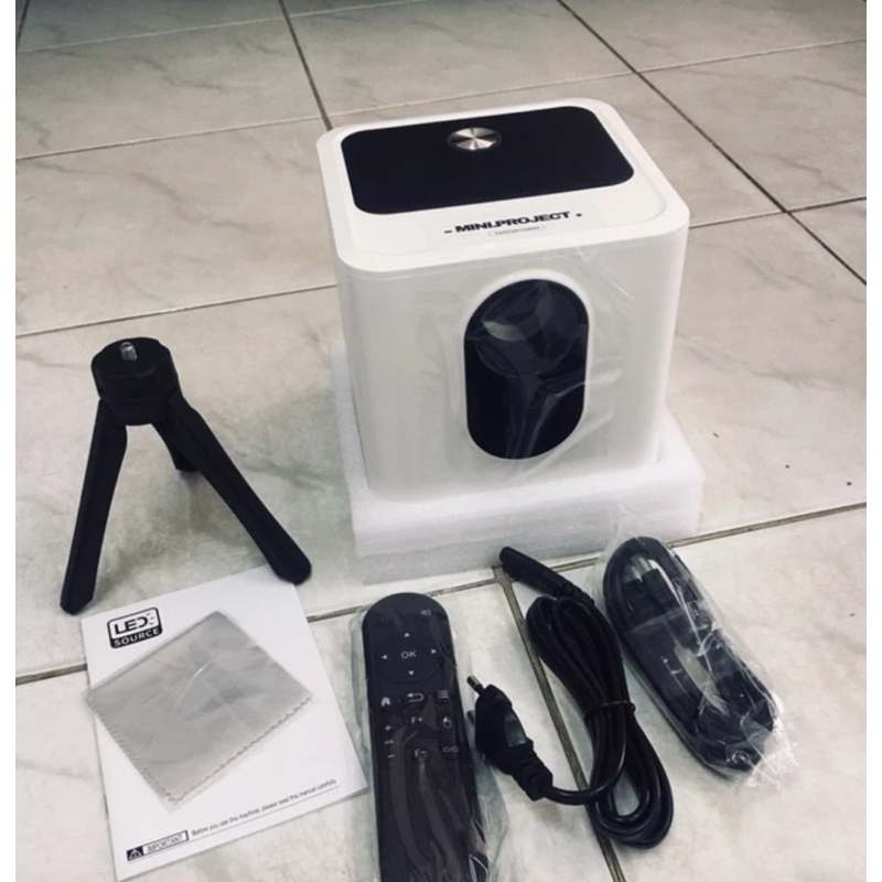 mini projector โปรเจคเตอร์ ultra x7 4K | Shopee Thailand