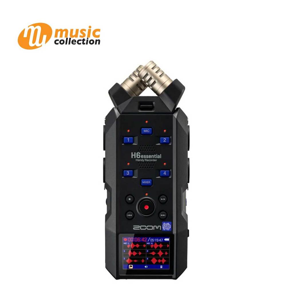 เครื่องบันทึกเสียง ZOOM H6 ESSENTIAL HANDHELD RECORDER | Shopee Thailand