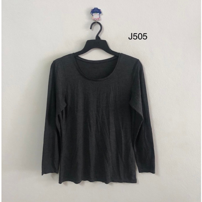 Heattech (J505) แบรนด์ uniqlo ยูนิโคล่ คอกลม | Shopee Thailand