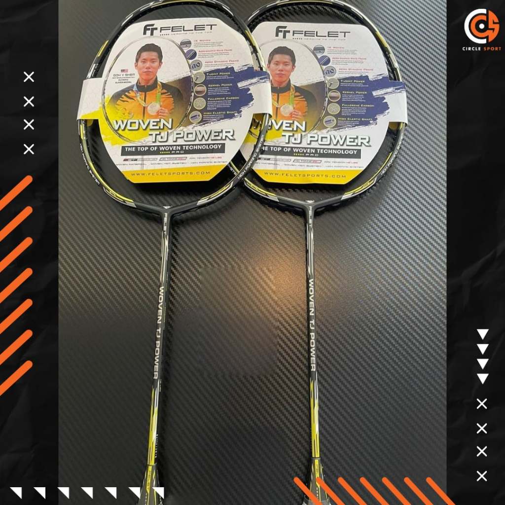 FELET WOVEN TJ POWER (3U / 4U) สามารถขึ้นเอ็นได้ถึง 42LBS ไม้แบดมินตัน ...
