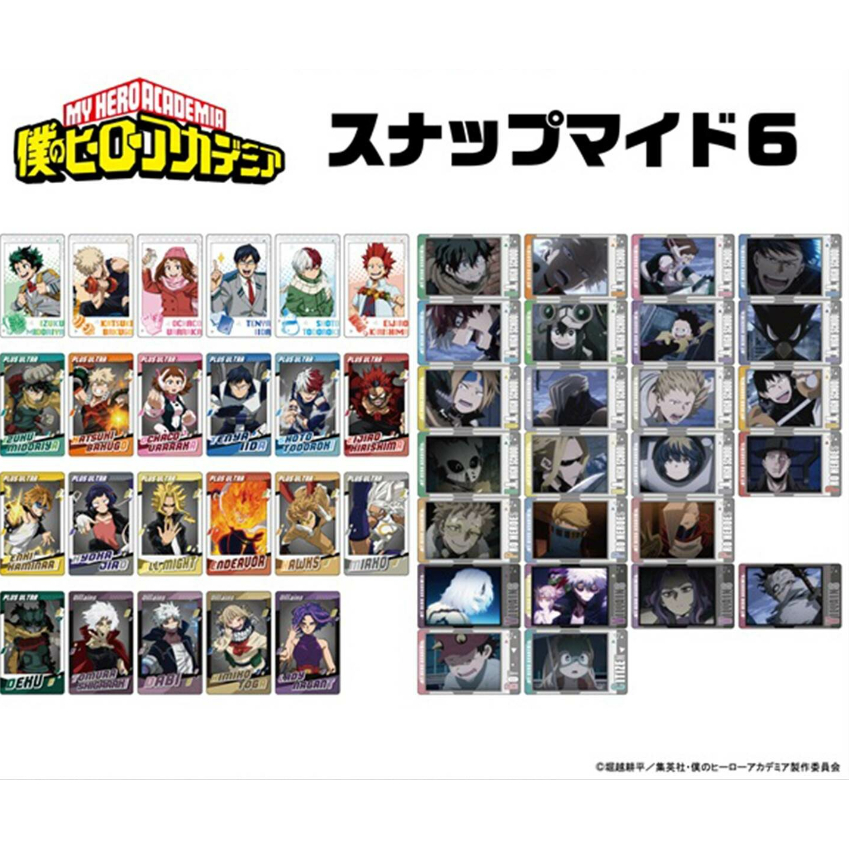 (1 ซอง) My hero academia | Snapmide v.6 การ์ดสะสมมายฮีโร่ ลิขสิทธิ์แท้ ...