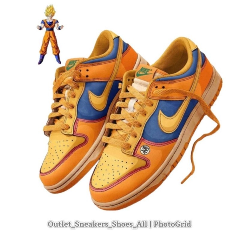 รองเท้า Nike Dunk Low Goku Dragon Ball Z Unisex ใส่ได้ทั้ง ชาย หญิง ...