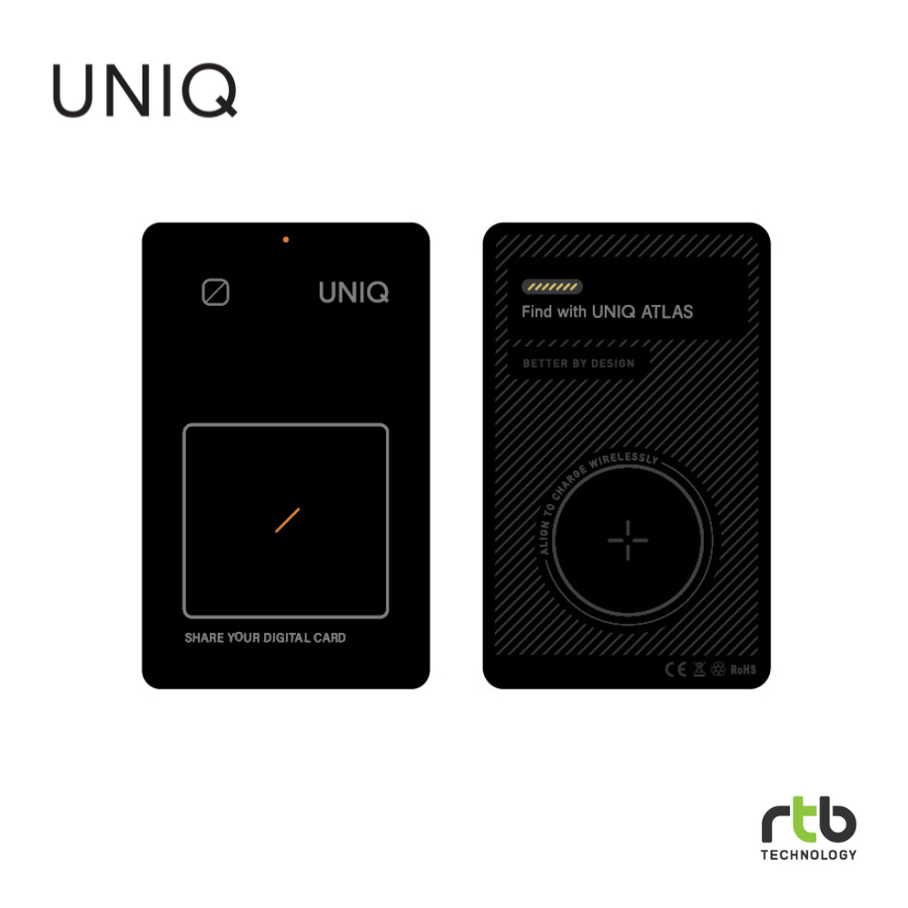 UNIQ Atlas อุปกรณ์ติดตามสิ่งของพร้อมนามบัตรดิจิทัลในตัว (NFC Card ...