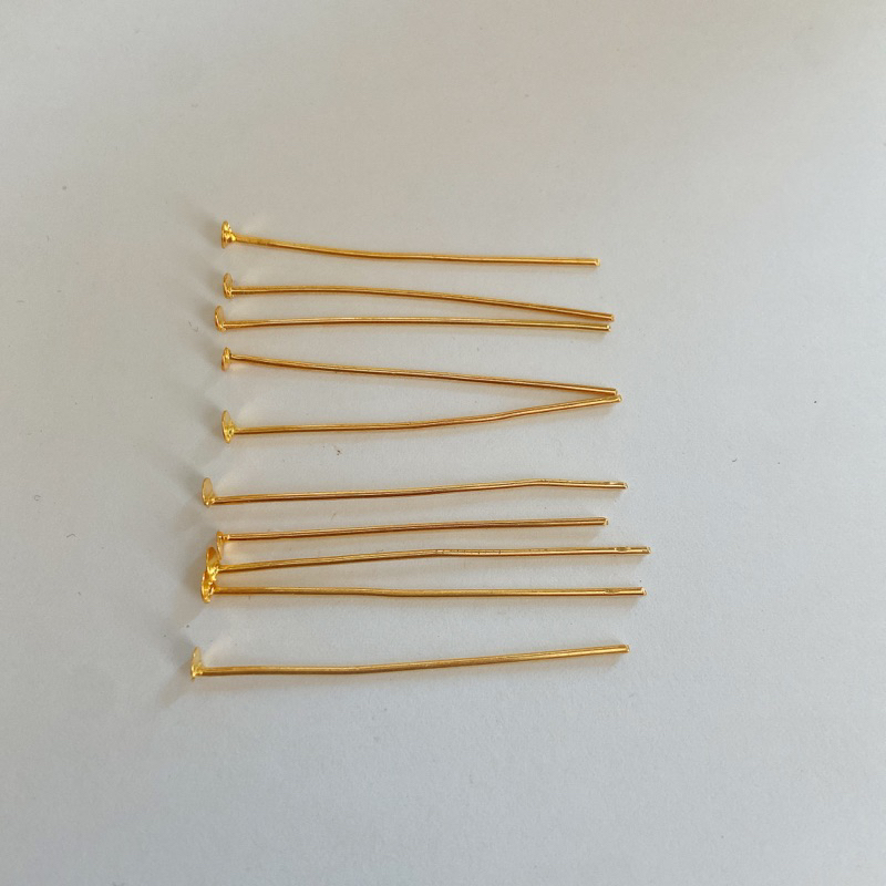 Y098 อายพิน แฮดพิน ตะปูทำจี้ 100 ชิ้น | Shopee Thailand