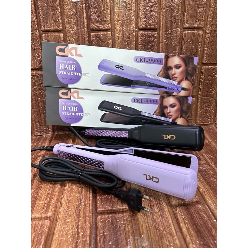 เครื่องหนีบผมตรง รุ่น CKL-9999 รับอุณหภูมิได้ 4 ระดับ ร้อนเร็ว ไม่ทำร้ายเส้นผม ผมสวยเงางาม ...