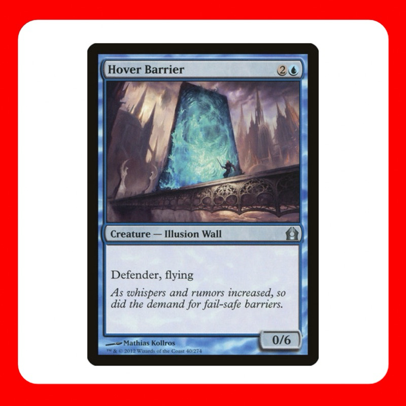 [MTG] Hover Barrier [RTR] [BLUE] [UNCOM] [NORMAL] [ENG] (การ์ดเมจิค ...