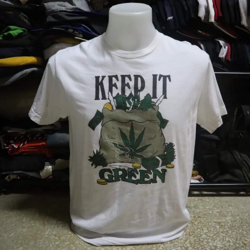เสื้อสายเขียว Keep It Green Tag Tultex | Shopee Thailand