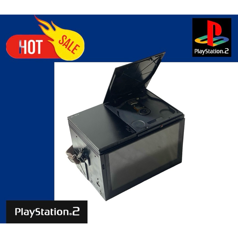 ps2 พร้อมจอและลำโพงในตัว งาน DIY เครื่องเล่นแผ่นและเล่นฮาร์ดดิส 500G ...
