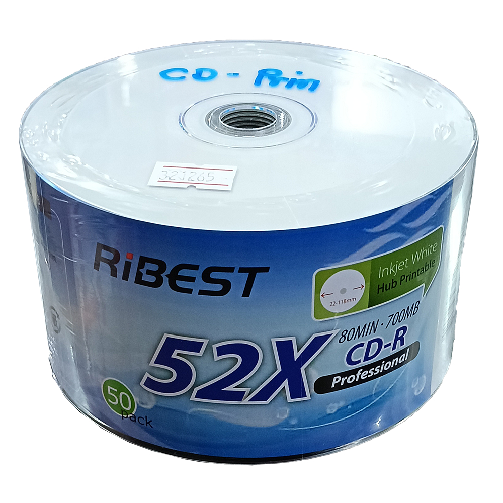 แผ่นซีดี CD CD-R และ Printable ยี่ห้อ HP ความจุ 700MB Pack 50 แผ่น. ...