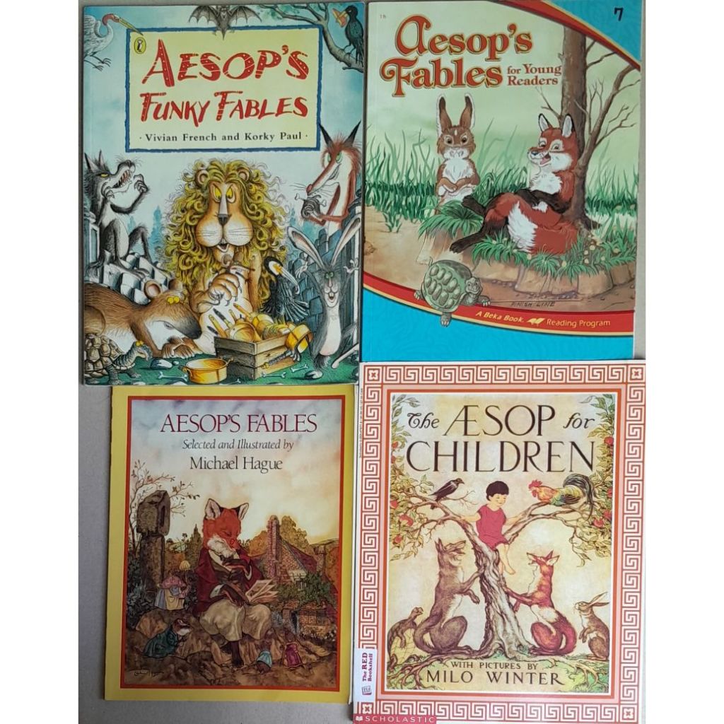 p34-6 Aesop's Fables Picture Book หนังสือมือสอง ปกอ่อน นิทาน | Shopee ...