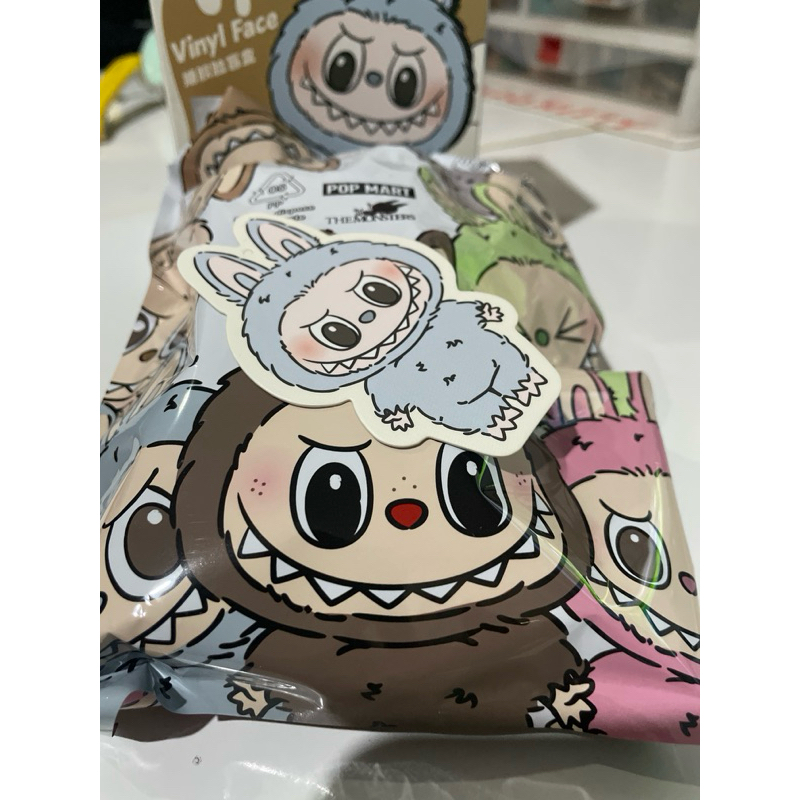 ลดพิเศษ แท้ 100% labubu macaron สีฟ้า sea salt coconut เช็คการ์ด ไม่แกะ ...