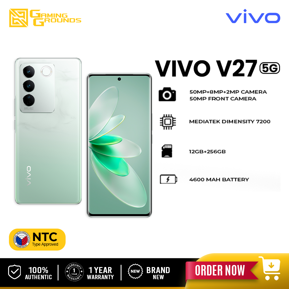 vivo V27e 5g Cellphone โทรศัพท์ชาร์จเร็ว original big VIVO phone ...
