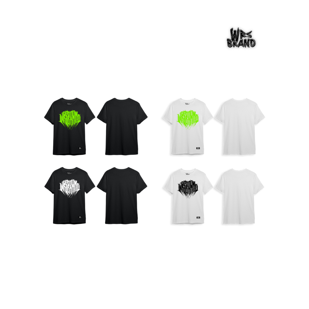 เสื้อยืด WRS BRAND "WRS LOGO" ผ้าคอดตอน100% | Shopee Thailand
