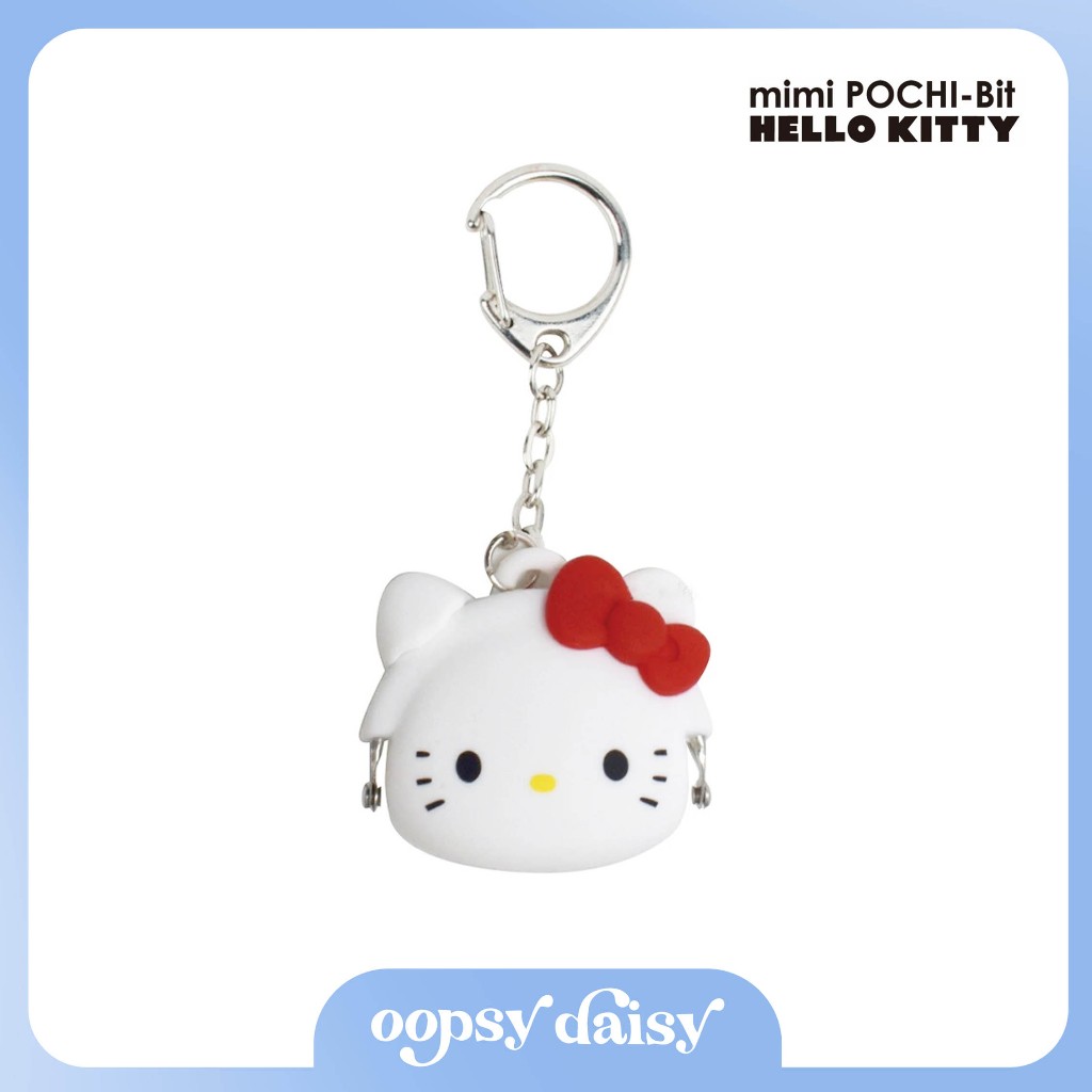 [พร้อมส่ง/ของแท้] พวงกุญแจกระเป๋าจิ๋วคิตตี้ Sanrio mimi POCHI bit Hello ...