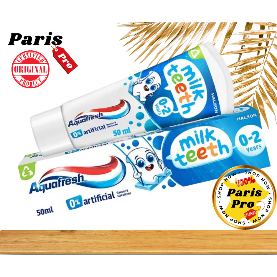 Aquafresh Baby Toothpaste, Milk Teeth 0-2 Years, 50ml ยาสีฟันสำหรับเด็ก ...