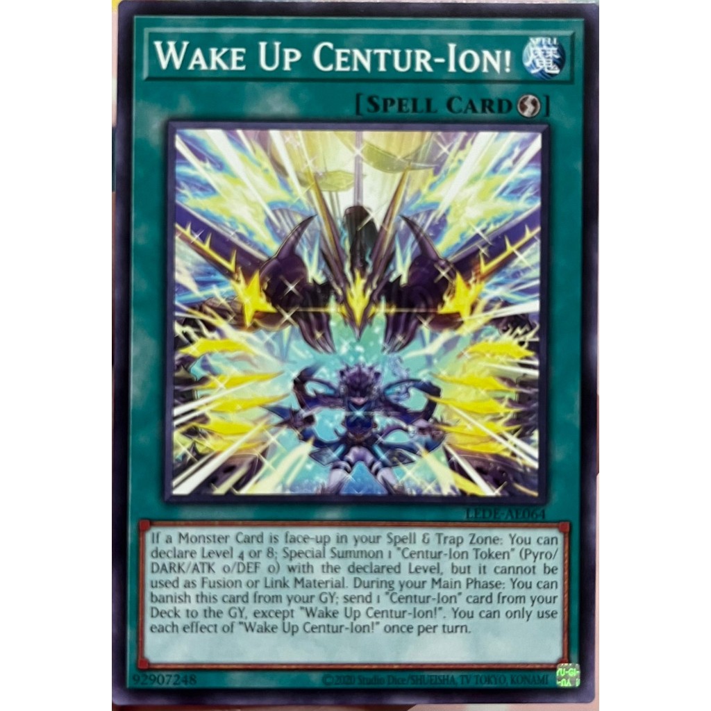Yugioh Asia-Eng [LEDE-AE064] Wake Up Centur-Ion! (Common) การ์ดยูกิแท้ถูกลิขสิทธิ์ | Shopee Thailand