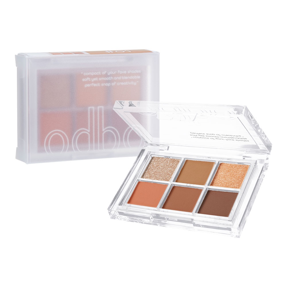 odbo Signature Eyeshadow Palette โอดีบีโอ ซิกเนเจอร์ อายแชโดว์ พาเลท ทาตา 4.8g OD276 | Shopee ...