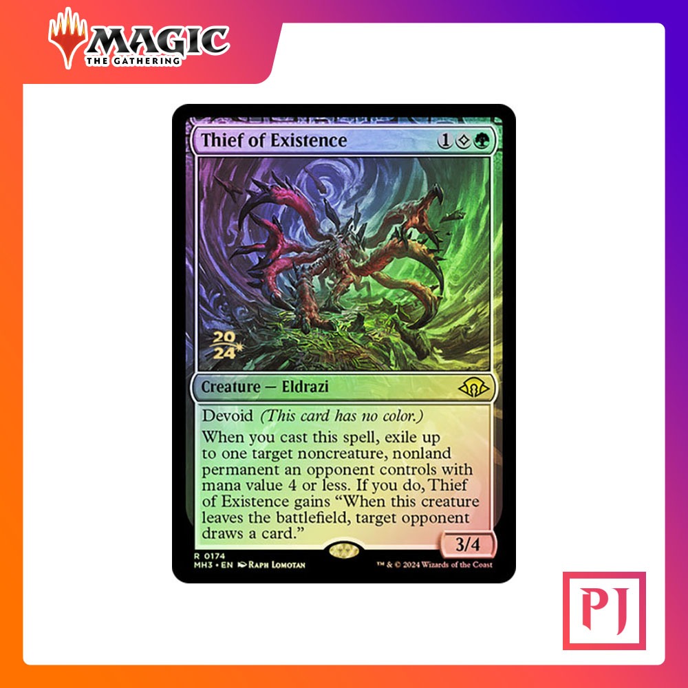 [MTG] Thief of Existence (Prerelease) [MH3] [GREEN] [RARE] [FOIL] [ENG ...
