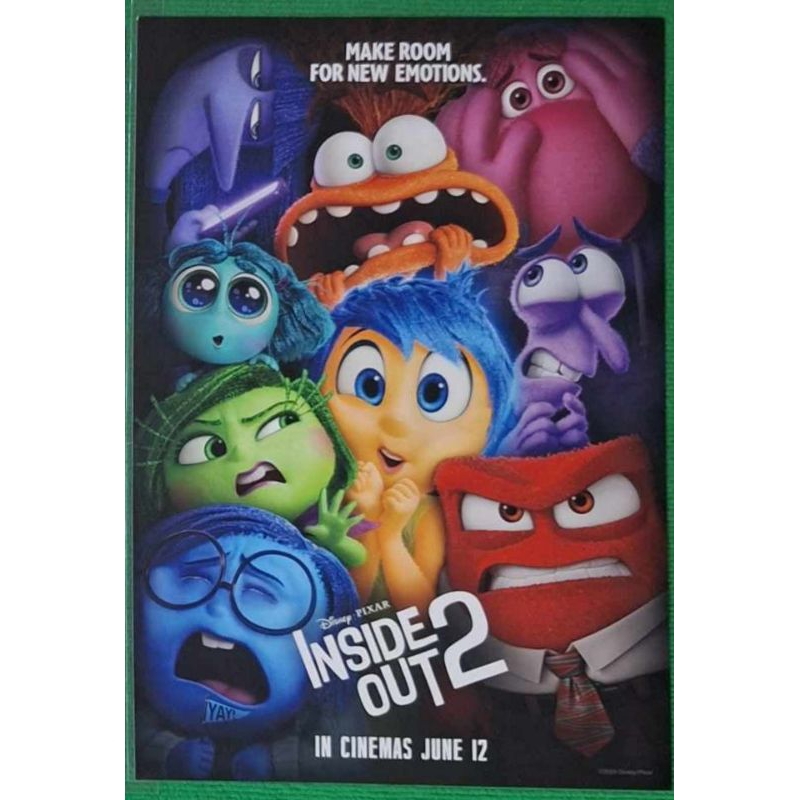 โปสเตอร์ IMAX Poster Inside Out 2 มหัศจรรย์อารมณ์อลเวง 2 ลิขสิทธิ์แท้จาก Major Cineplex | Shopee ...