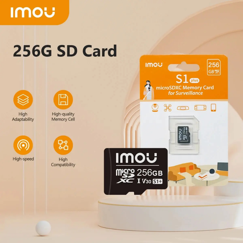 เมมโมรี่การ์ด IMOU Memory Micro SD Card 128GB, ,256GB รุ่น ST2-32-S1, ST2-64-S1 5y.ของแท้ ...