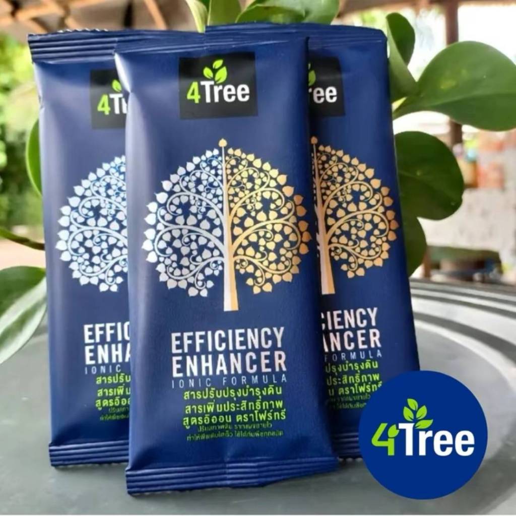 ของแท้ 4Tree โฟร์ ทรี สารเพิ่มประสิทธิภาพ1ซอง เร่งราก โตเร็ว ลดต้นทุน โฟที ปุุ๋ยทางใบ 4t ส่งฟรี ...