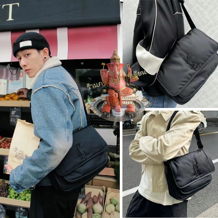 YSL/Yves Saint Laurent/NIKI ECONYL ® MESSENGER Series/อีฟ แซงต์โลรองต์ ...