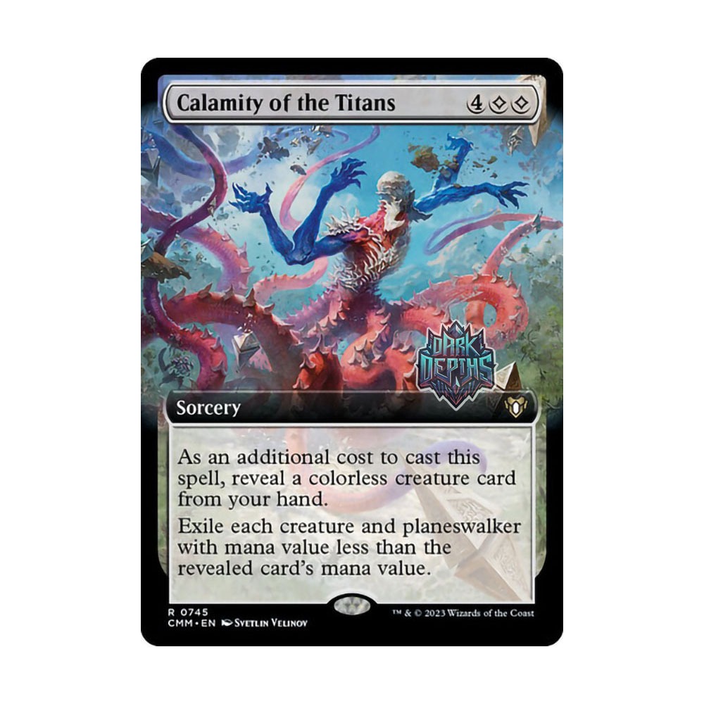 [MTG] Calamity of the Titans (Extended Art) [CLEAR] [SORCERY] [R] [CMM ...