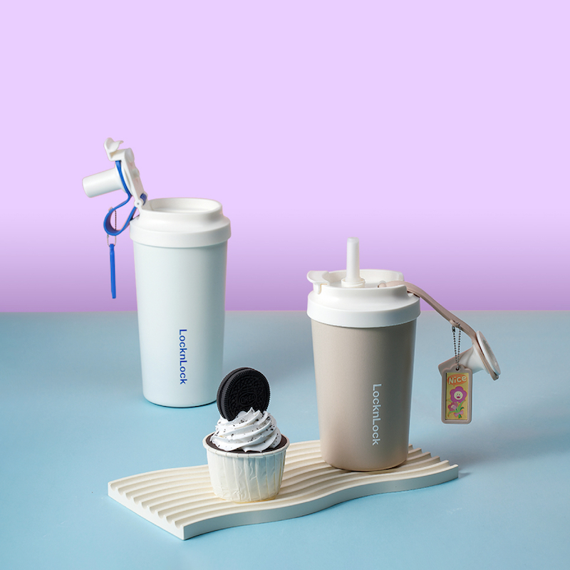 LocknLock แก้วเก็บอุณหภูมิ Vacuum Insulated Coffee Bottle ความจุ 500 ml ...