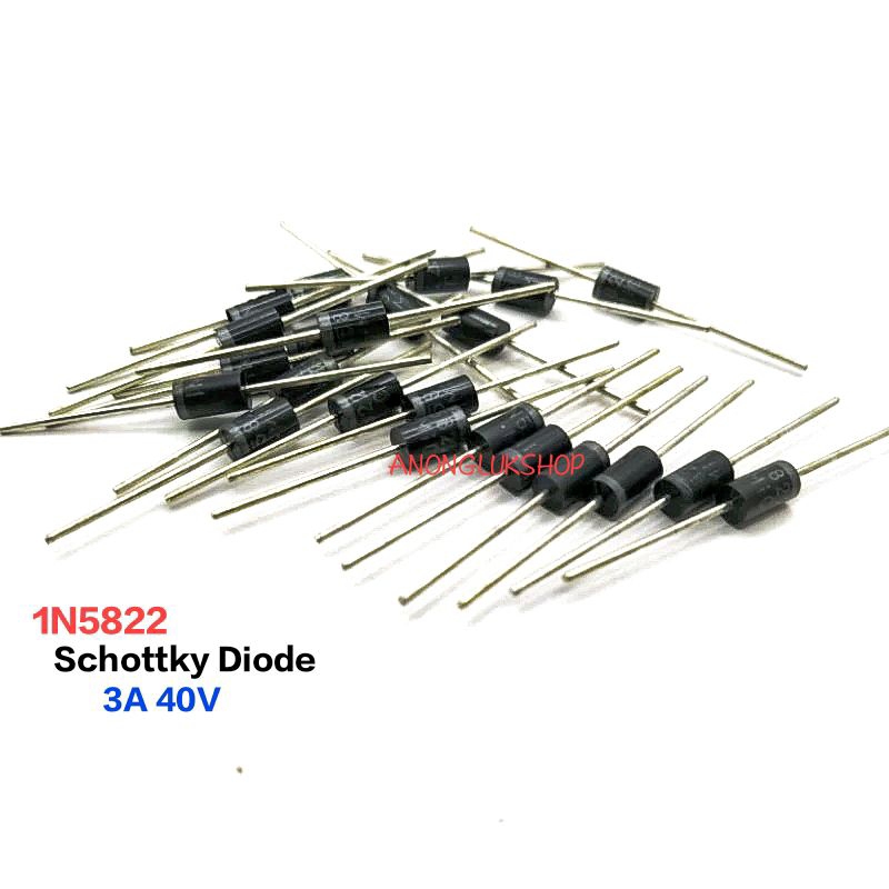 แพ็ค 20ตัว 50ตัว 100ตัว 👉👉 1N5822 IN5822 ไดโอดชนิด Schottky diode ...