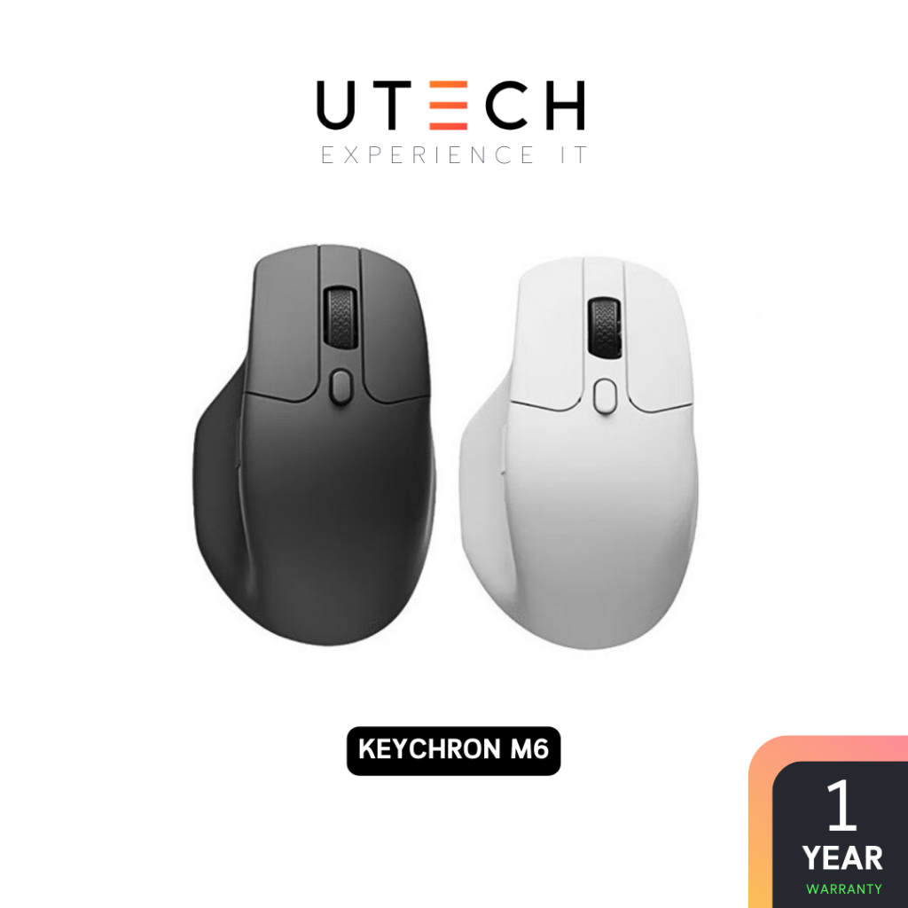 เมาส์ Keychron M6 Wireless Mouse เมาส์ไร้สาย Ergonomic by UTECH ...