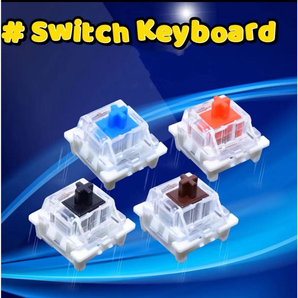Switch Red Switch,Blue Switch ปุ่มสวิตช์ Mechanical Keyboard (Switchแบบ ...