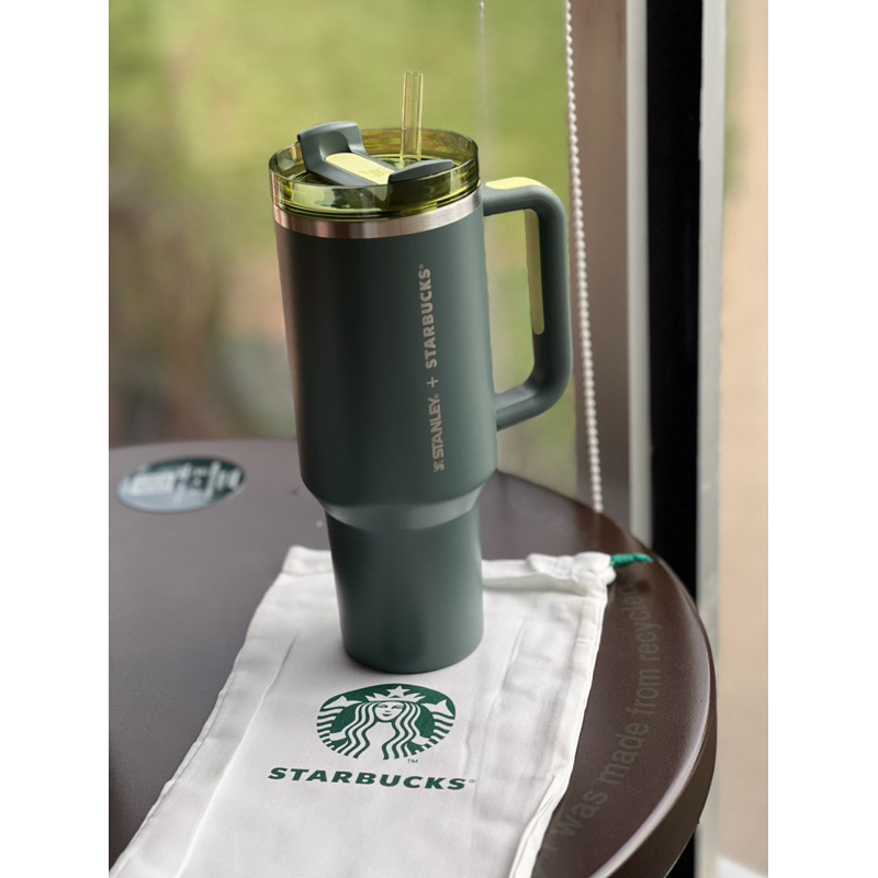 Starbucks Stainless Steel Ash STANLEY Cold Cup 40oz. ทัมเบลอร์สตาร์ ...