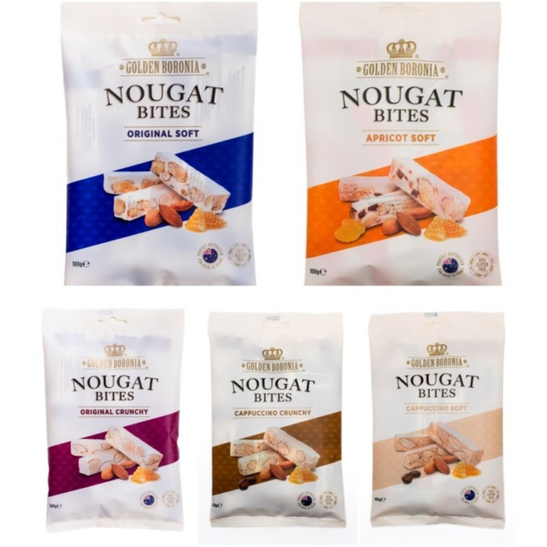 Golden Boronia Nougat Bites มี 4 รส น้ำหนัก 100 กรัม สินค้ามีฮาลาล ...