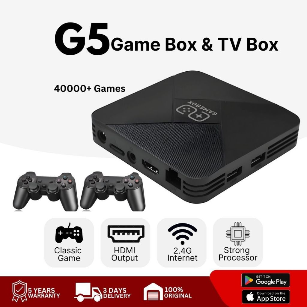 🔥Android TV + Game Box🔥 วิดีโอและเกมจำลอง 2in1 HDMI playstation Plug ...