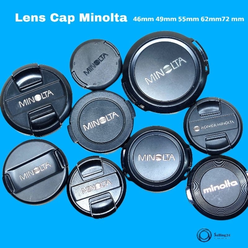 ฝาปิดเลนส์ Minolta 46mm 49mm 55mm 62mm 72mm Genuine Minolta Front Lens ...