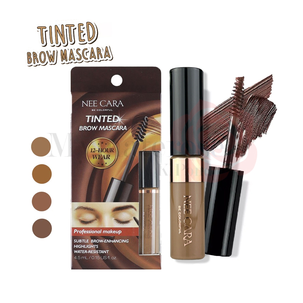 Nee Cara Tinted Brow Mascara #N590 นีคาร่า ทินท์ มาสคาร่าคิ้ว ปัดขนคิ้ว กันน้ำ กันเหงื่อ ...