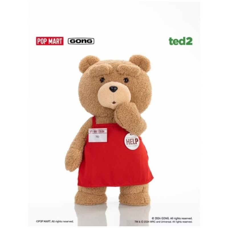 [พร้อมส่งในไทย] Popmart Ted 2 Action Plush Doll (ขนาด 30cm) | Shopee ...
