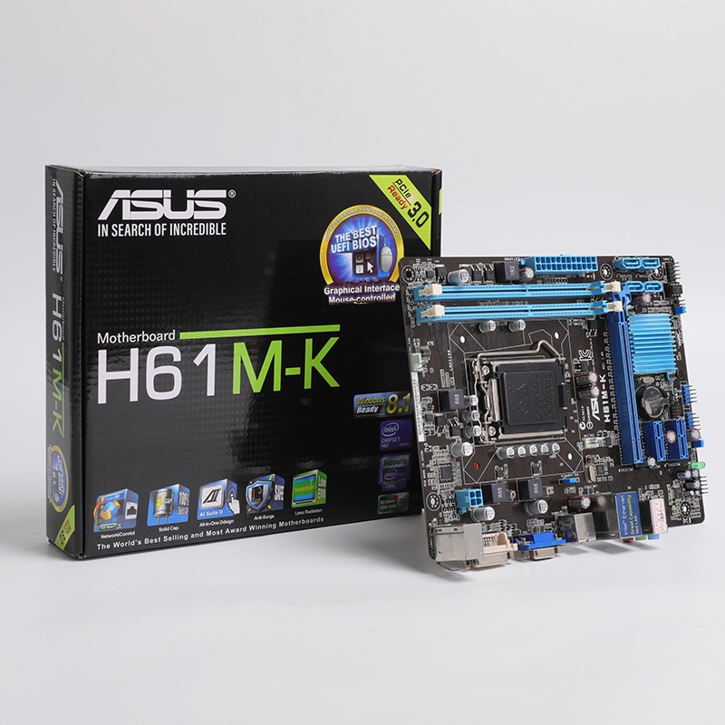 ASUS H61M-K/-Eคละกันค่ะMotherboard H61 Socket LGA 1155 i3 i5 i7 DDR3 16G Micro-ATX | Shopee Thailand